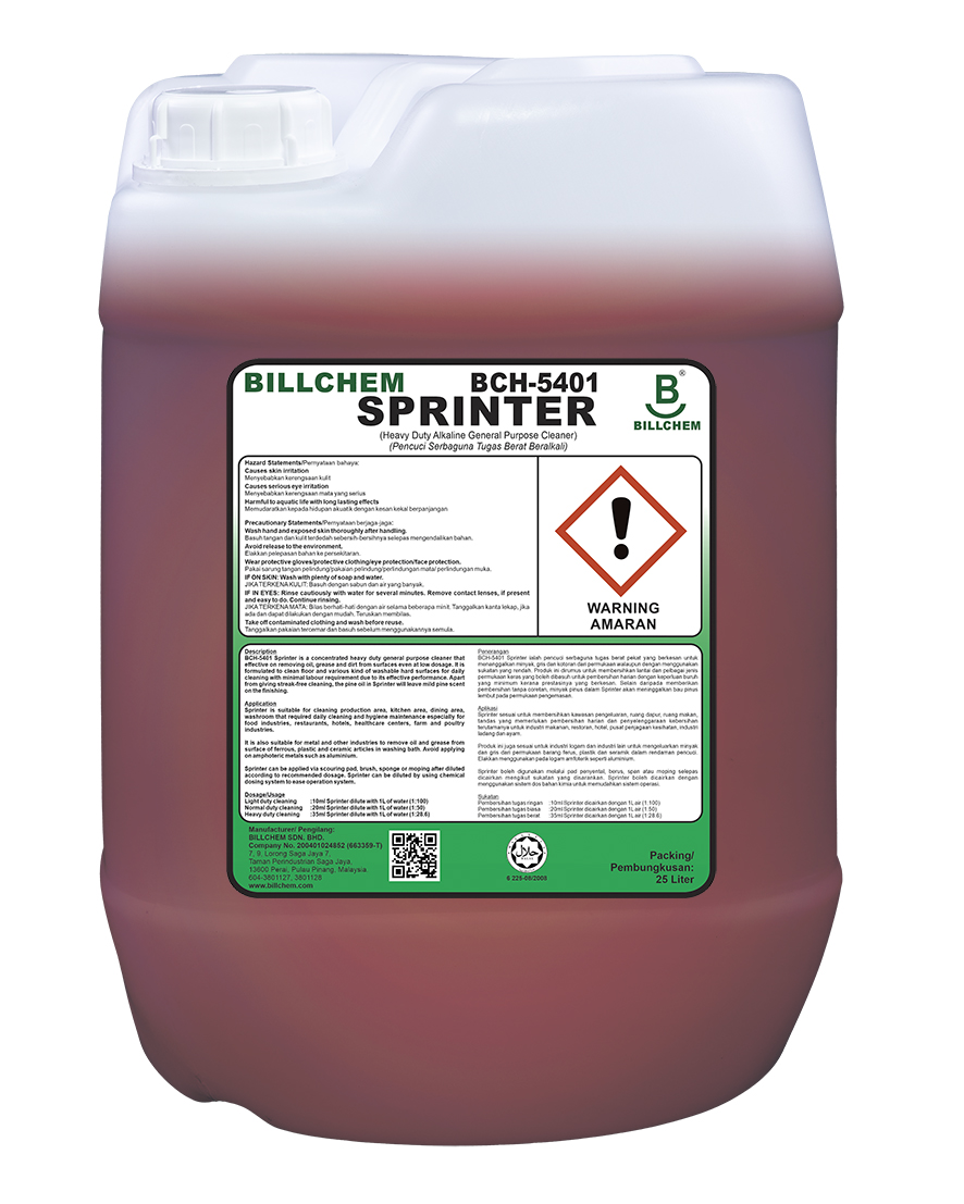 BCH 5401Sprinter – Billchem